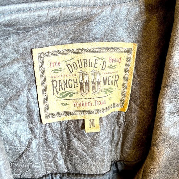 Double D Ranch | Jackets & Coats | Vintage Double D Leather Jacket ...
